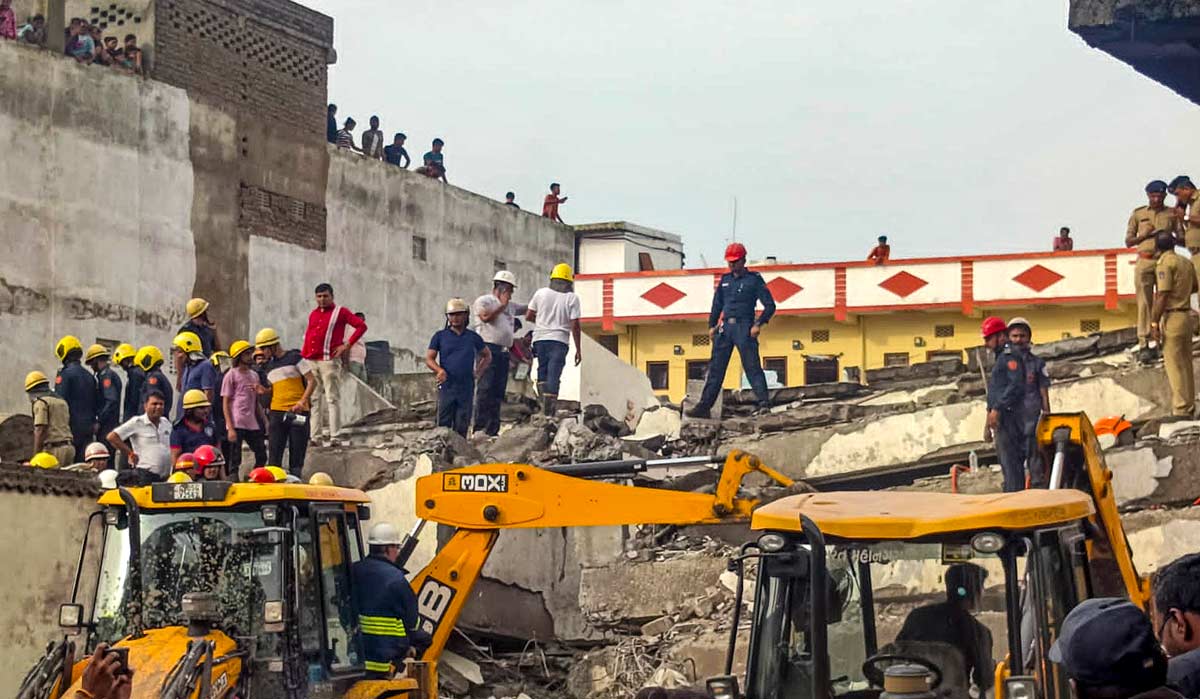 Six-storey building collapses in Gujarat’s Surat; one dead; many feared ...