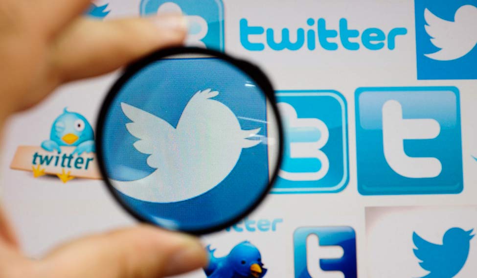Sharp fall in Twitter shares
