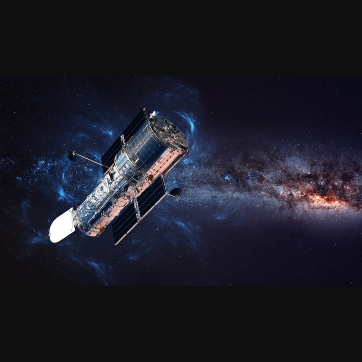 Time Lapse Space Hubble Telescope