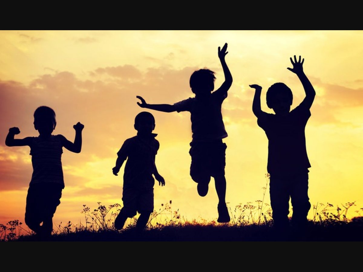 Happy Children Playing