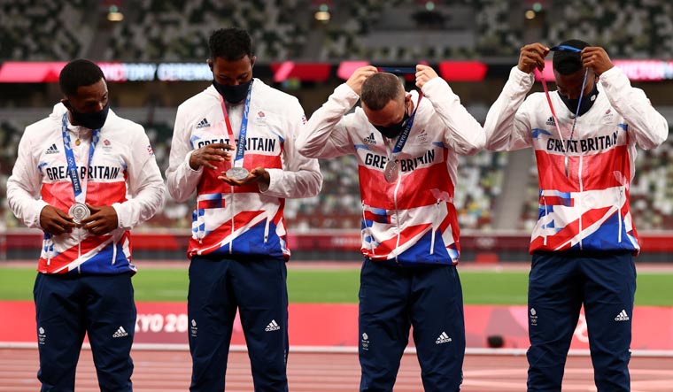 British relay team faces being stripped of silver medal after Olympic ...