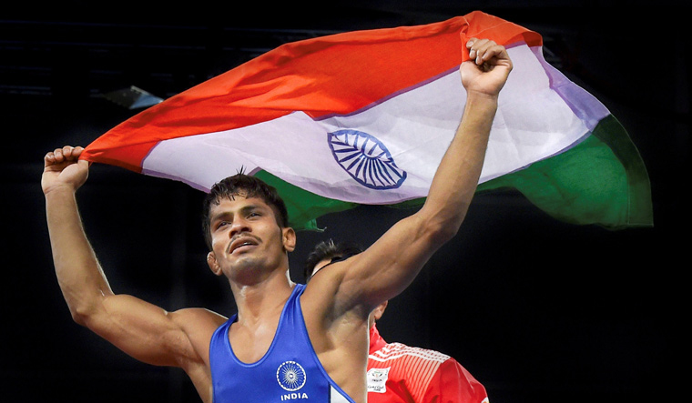 Rahul Aware wins India's fifth medal at the World Wrestling ...