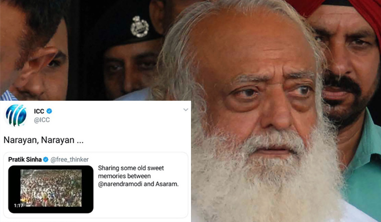 ICC apologises for tweet on Asaram Bapu and PM Modi - The Week