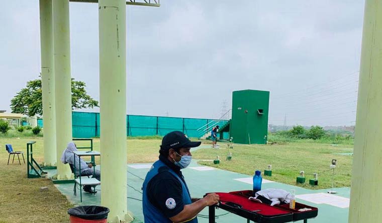 Karni Singh shooting range opens, only 2 elite shooters practise on day ...