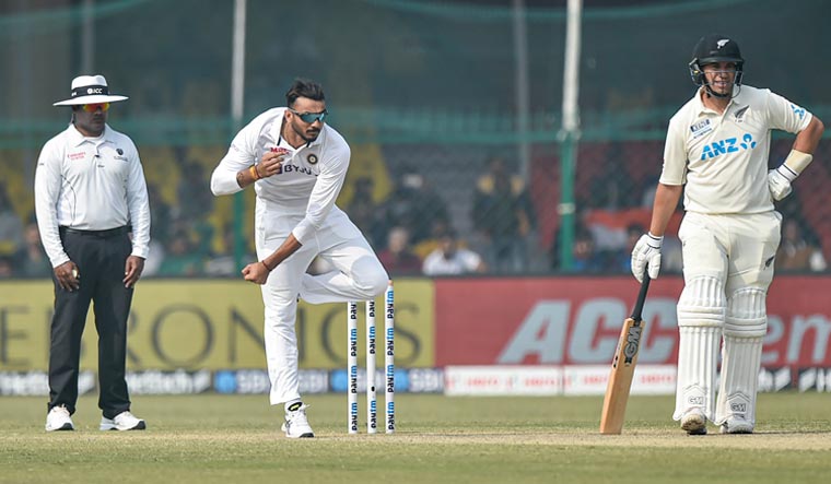 Kanpur Test: Axar takes three as India peg back NZ to 249/6 at tea- The ...