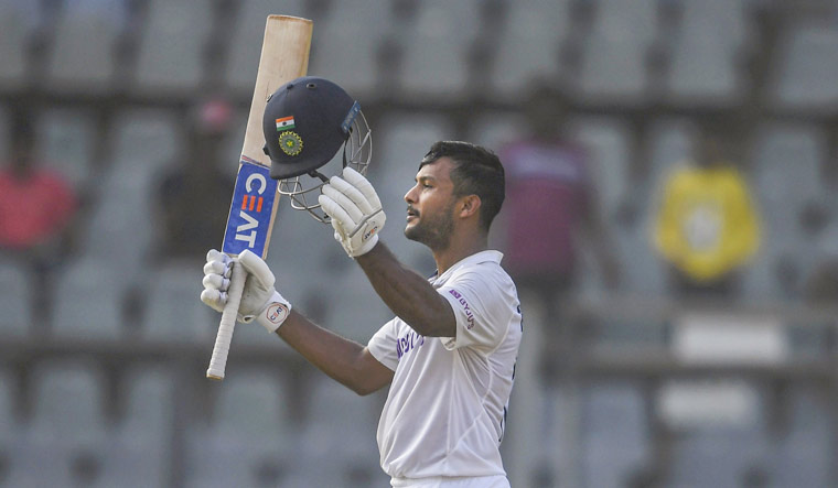 Second Test: Ton-up Mayank guides India to 221/4 on day 1- The Week