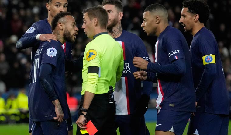 Neymar sent off for PSG after dive in first game since World Cup- The Week