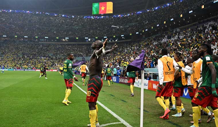 Cameroon celebrate history-making World Cup victory even through ...