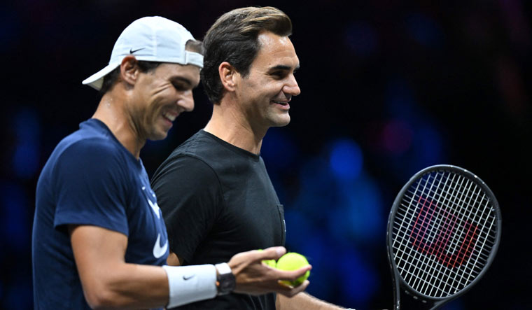 WATCH: Rafael Nadal left teary-eyed after Roger Federer's emotional ...