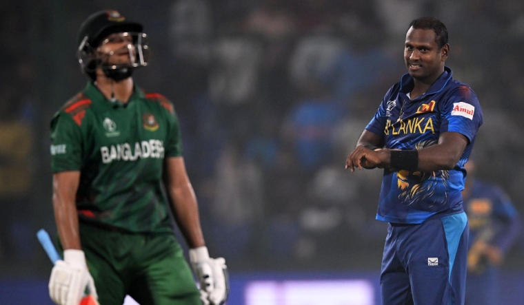 Watch: 'Timed Out' Angelo Mathews gives Shakib Al Hasan cryptic send ...