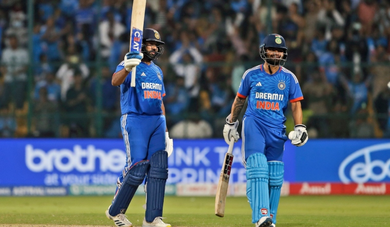 Centurion Rohit Sharma, Rinku Singh take game away from visitors at ...