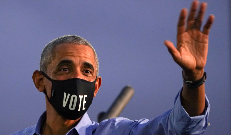 Obama at the first in-person endorsement for Biden rebukes Trump’s ...