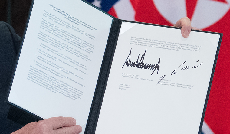 Full text of the document signed by Trump and Kim- The Week