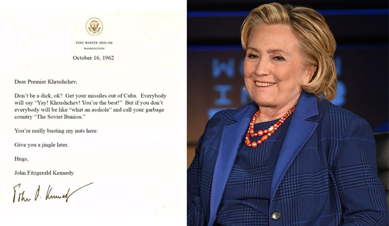 Hillary Clinton takes a dig at Trump with parody Kennedy letter - The Week