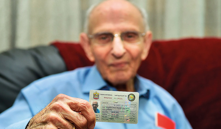 97-yr-old Indian-origin man renews driving licence in UAE- The Week