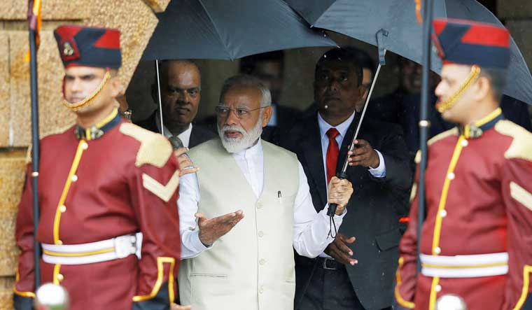 PM Modi visits church in Colombo; pays tribute to victims of Easter ...