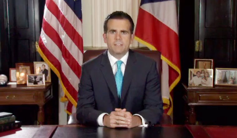 Puerto Rico governor resigns after protests over leaked text messages ...