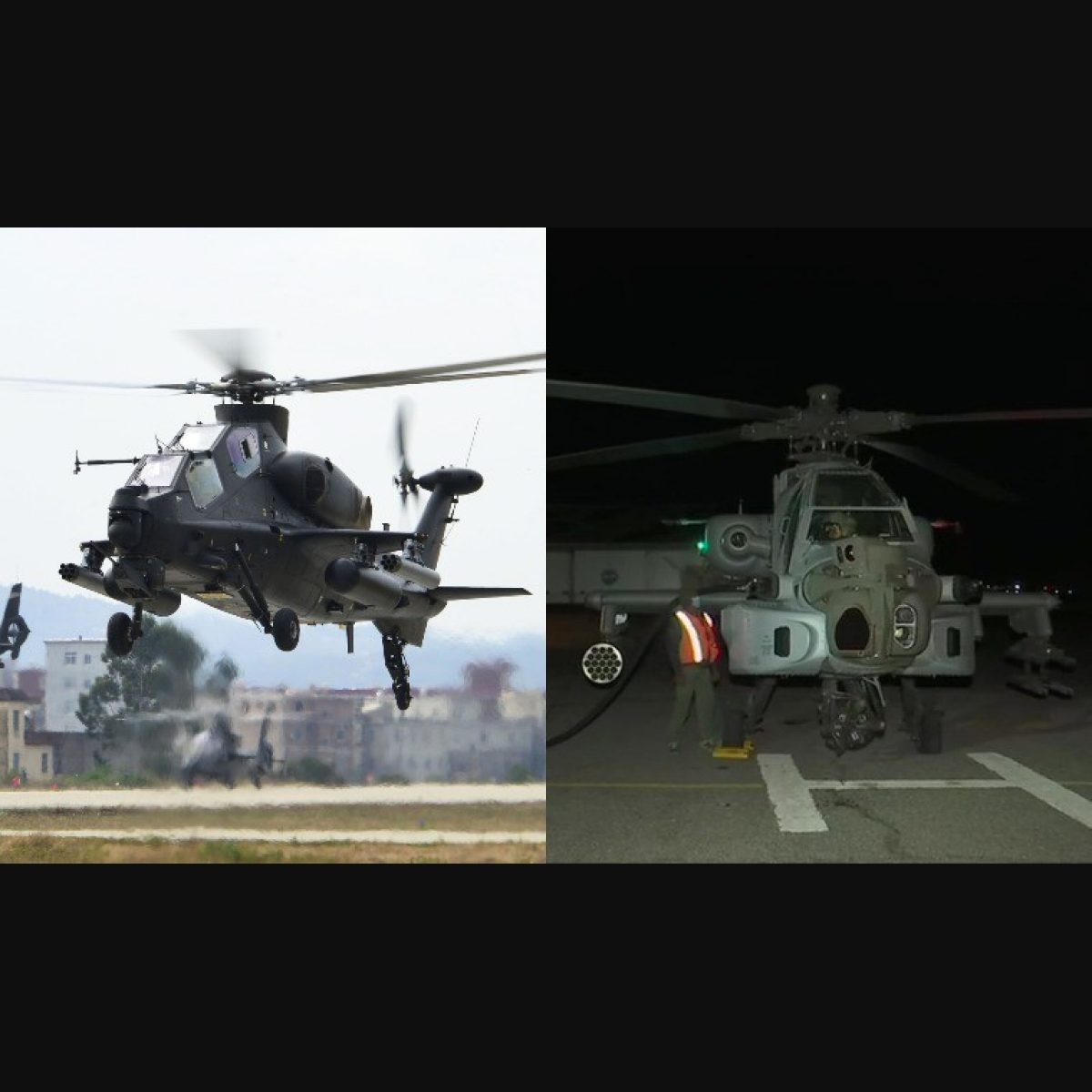 Apache Helicopter Attack At Night