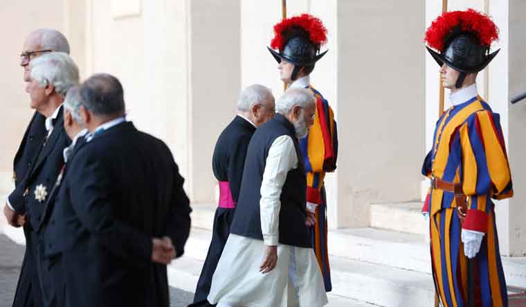 PM Modi arrives in Vatican to meet Pope Francis- The Week
