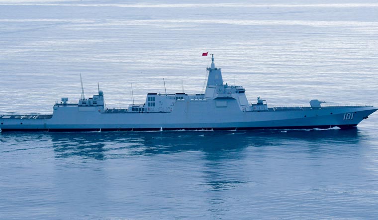 China's most advanced warship entered US EEZ near Alaska?- The Week