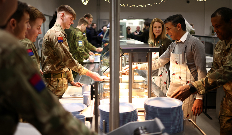 UK PM Sunak makes surprise Christmas calls, thanks diplomats and ...