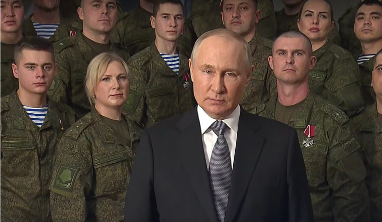 In New Year address, Russian President Putin slams West for Ukraine war ...