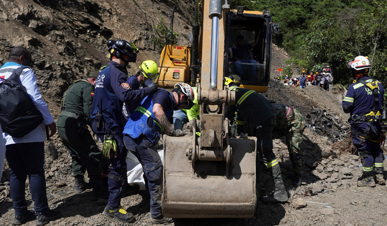 Mudslide swallows bus on Colombian highway, 34 killed- The Week