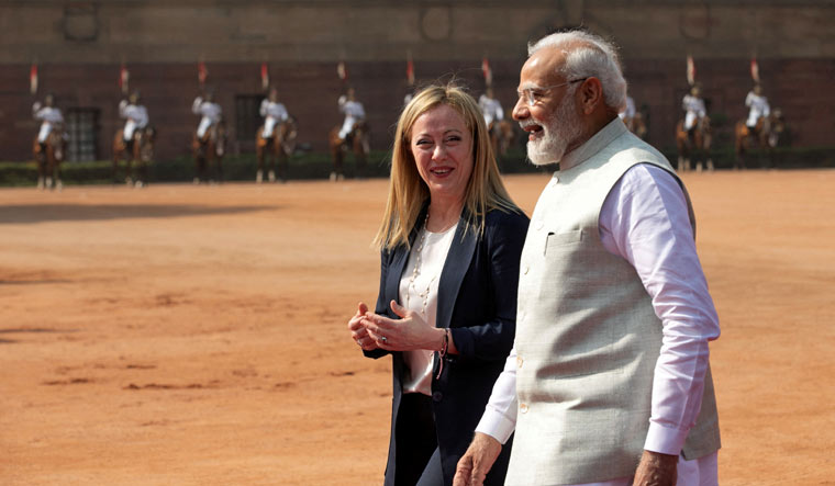 PM Modi holds talks with Italian counterpart Giorgia Meloni- The Week