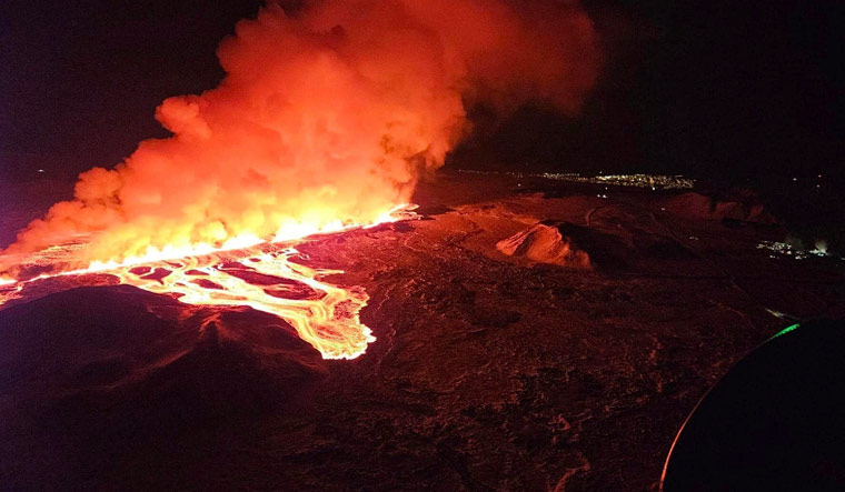 Iceland volcano erupts again, spewing molten lava- The Week