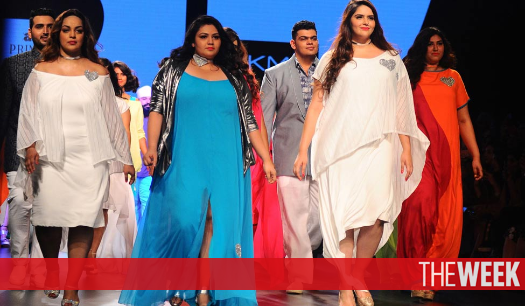 Wendell presents plus size show at LFW