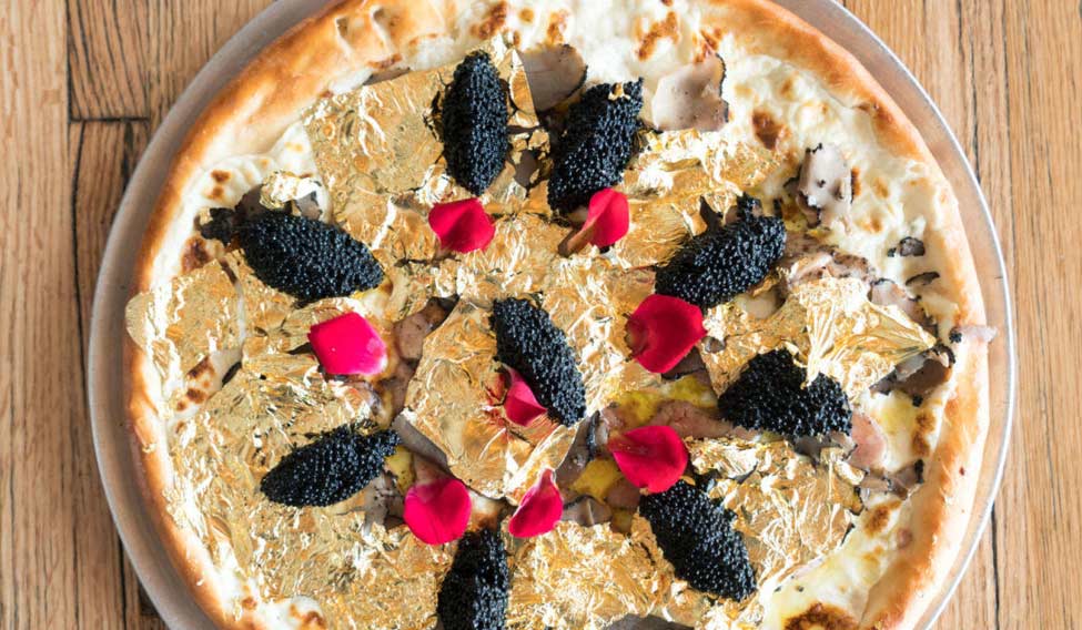 The exotic ingredients of the pizza worth $2,000