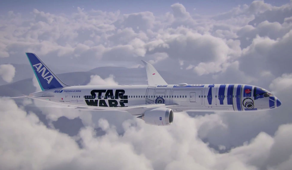 How to fly on a Star Wars-themed jet