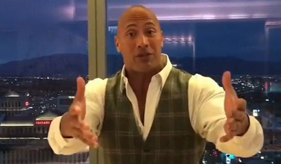 "You are stronger than I will ever be": The Rock tells fan