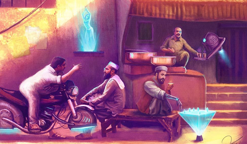 Reality meets fantasy for Pakistani artist Omar Gilani