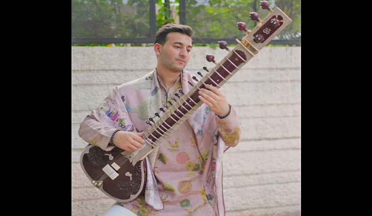 I was surrounded by musical instruments, but not allowed to touch them ...