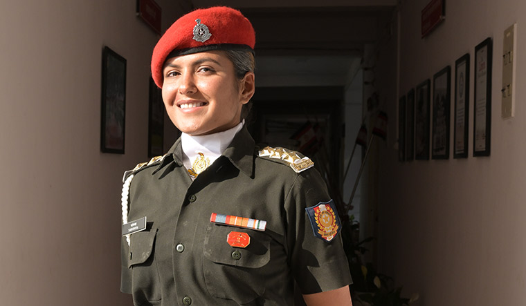 When Captain Sandhya led the first all-women contingent on Republic Day ...