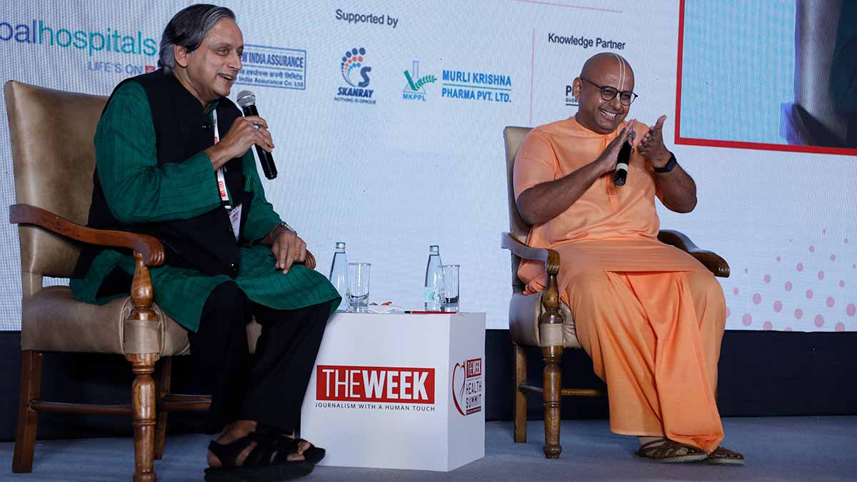 THE WEEK Health Summit 2024: Shashi Tharoor and Gaur Gopal Das on ...