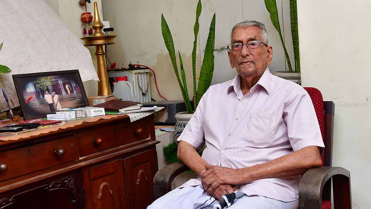 Meet G. Govinda Menon, the 102-year-old engineer who surveyed Vizhinjam ...