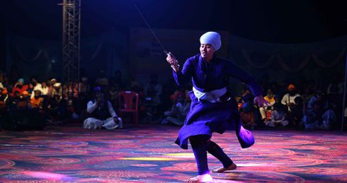 sikh sword dance