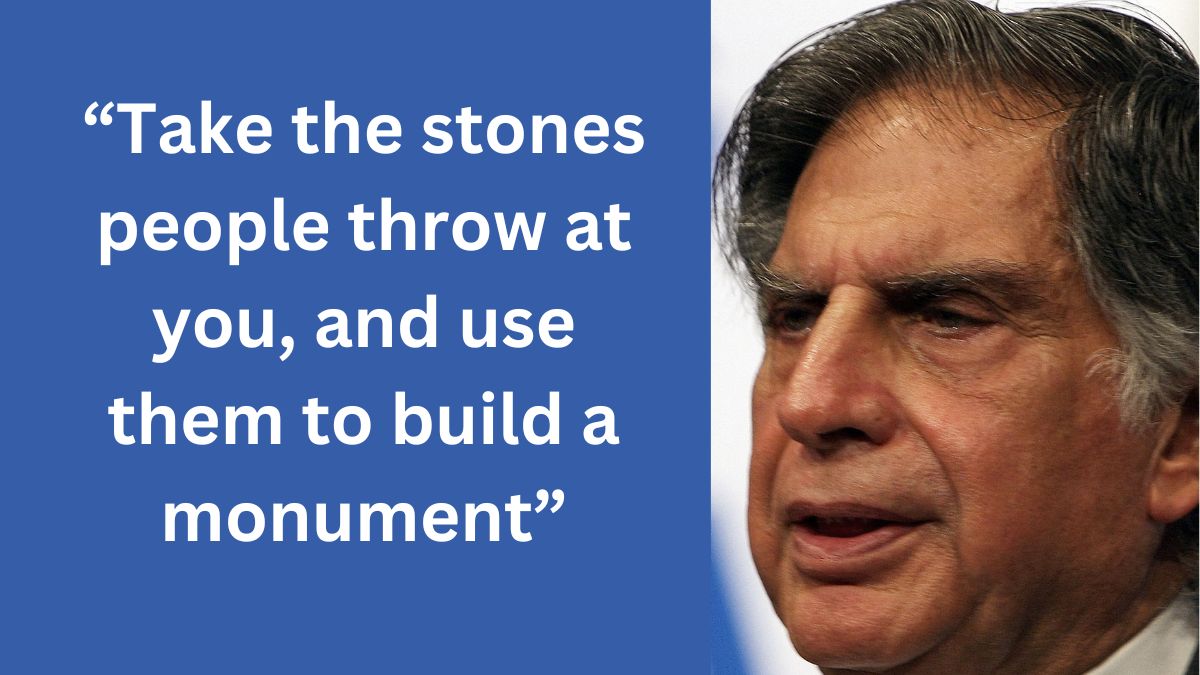 Ratan Tata's words of wisdom: 18 quotes every entrepreneur and investor ...