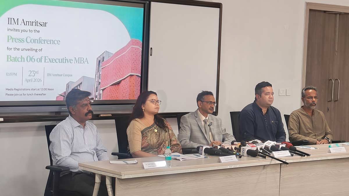 IIM Amritsar's Executive MBA: A mid-career reset for working ...