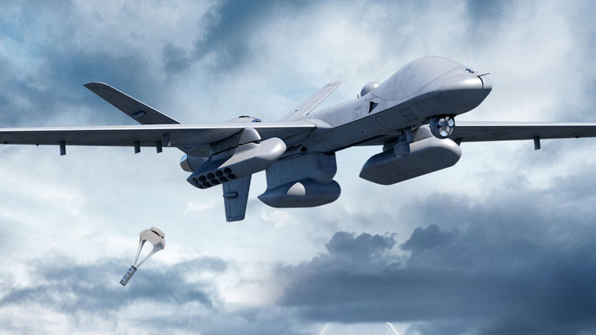 15 SeaGuardian drones for Navy, 8 SkyGuardian drones each for Army, Air ...