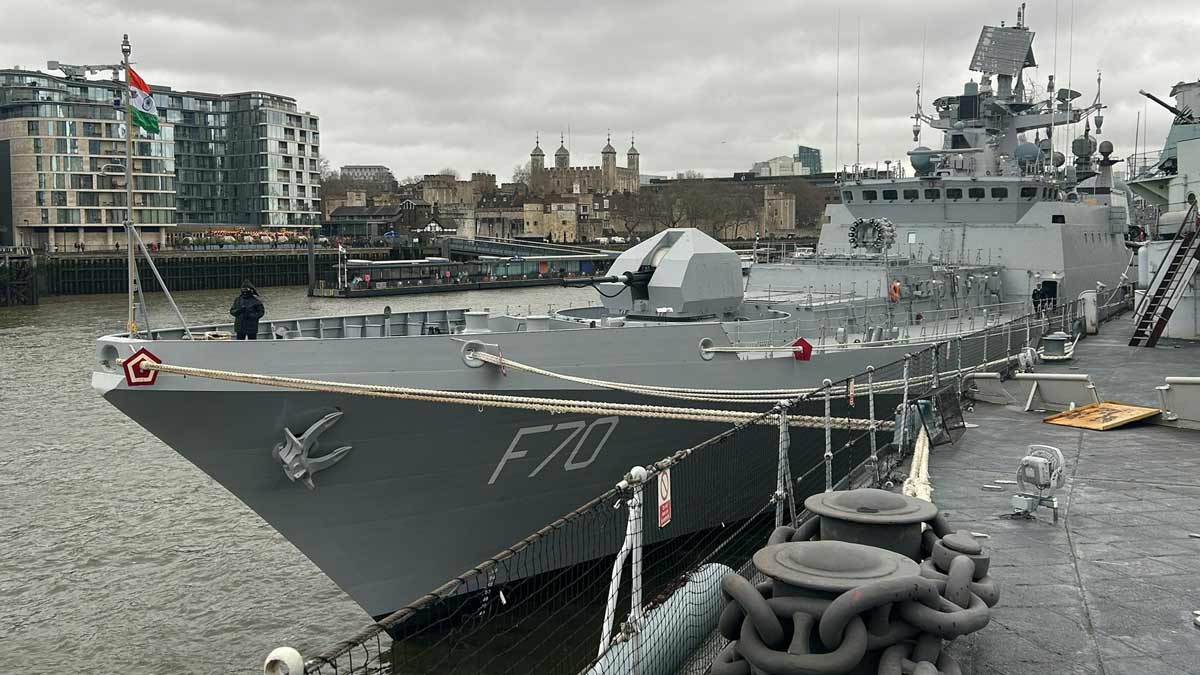 British Royal Navy receives Indian Navy stealth guided missile frigate ...
