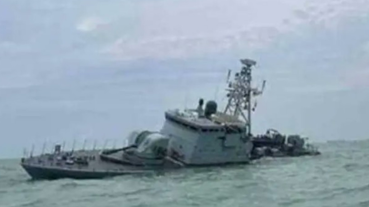 Malaysian naval attack ship sinks after hitting unknown object- The Week