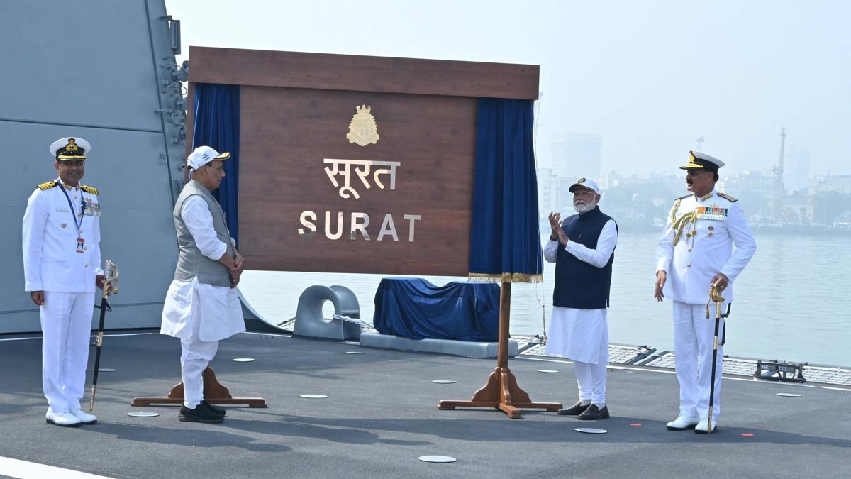 Indian Navy to showcase warships INS Surat, INS Nilgiri, submarine INS ...