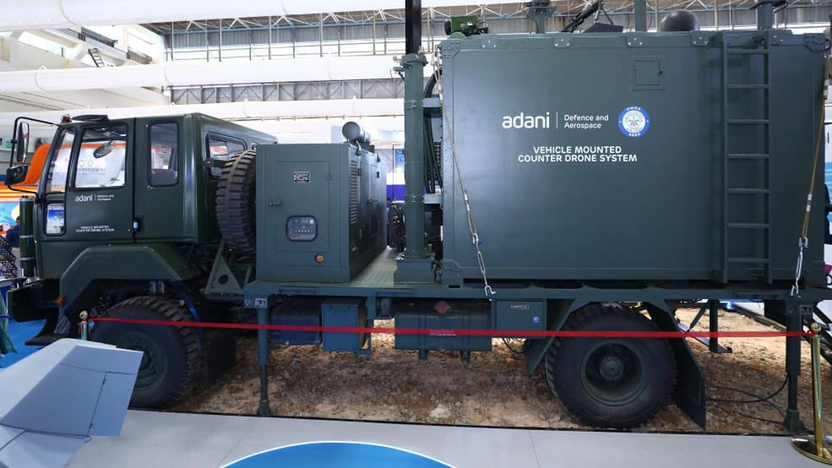 India's ultimate shield against aerial threats? Adani, DRDO unveils Vehicle-Mounted Counter ...