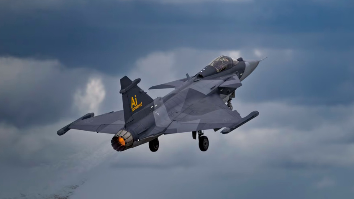 Saab's Gripen E fighter jet lets AI to take full control to challenge ...