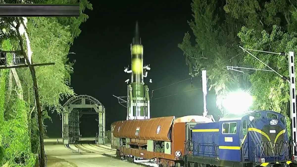 In a first, India test-fires Agni-Prime missile from rail-based mobile ...