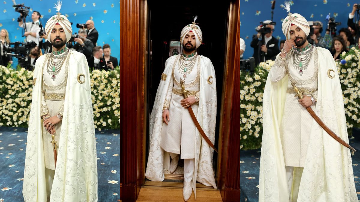 Punjabi pageantry: Diljit Dosanjh turns heads with royal sherwani ...