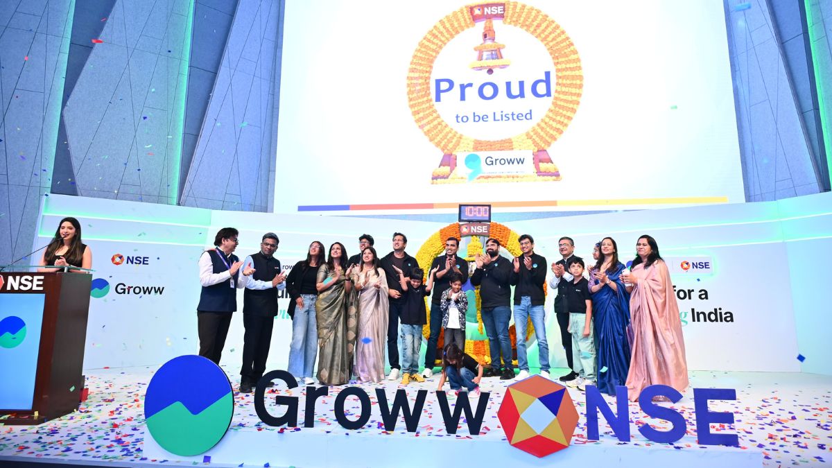 Groww shows strong market debut: Shares trade at 14 per cent premium to ...
